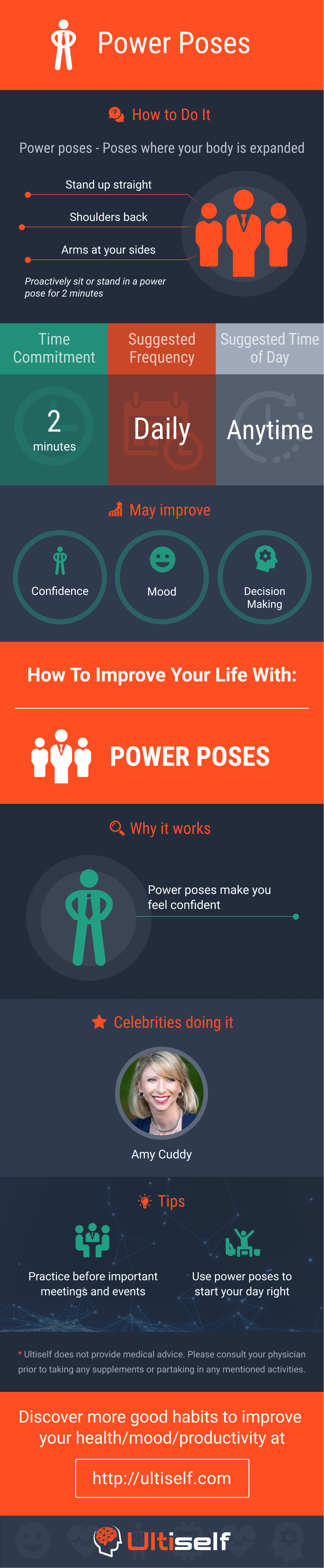 How Power Poses Can Improve Your Life | Ultiself Habits